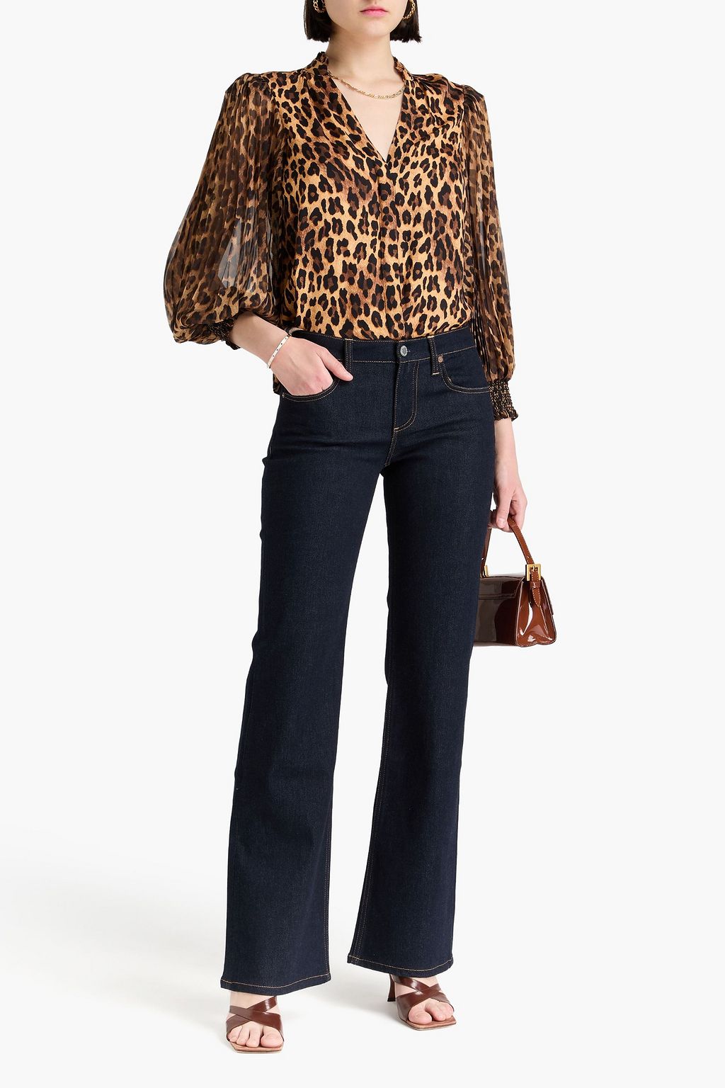 ALICE + OLIVIA JEANS Bodie Low-Rise Bootcut Jeans: Stylish, Designer ...